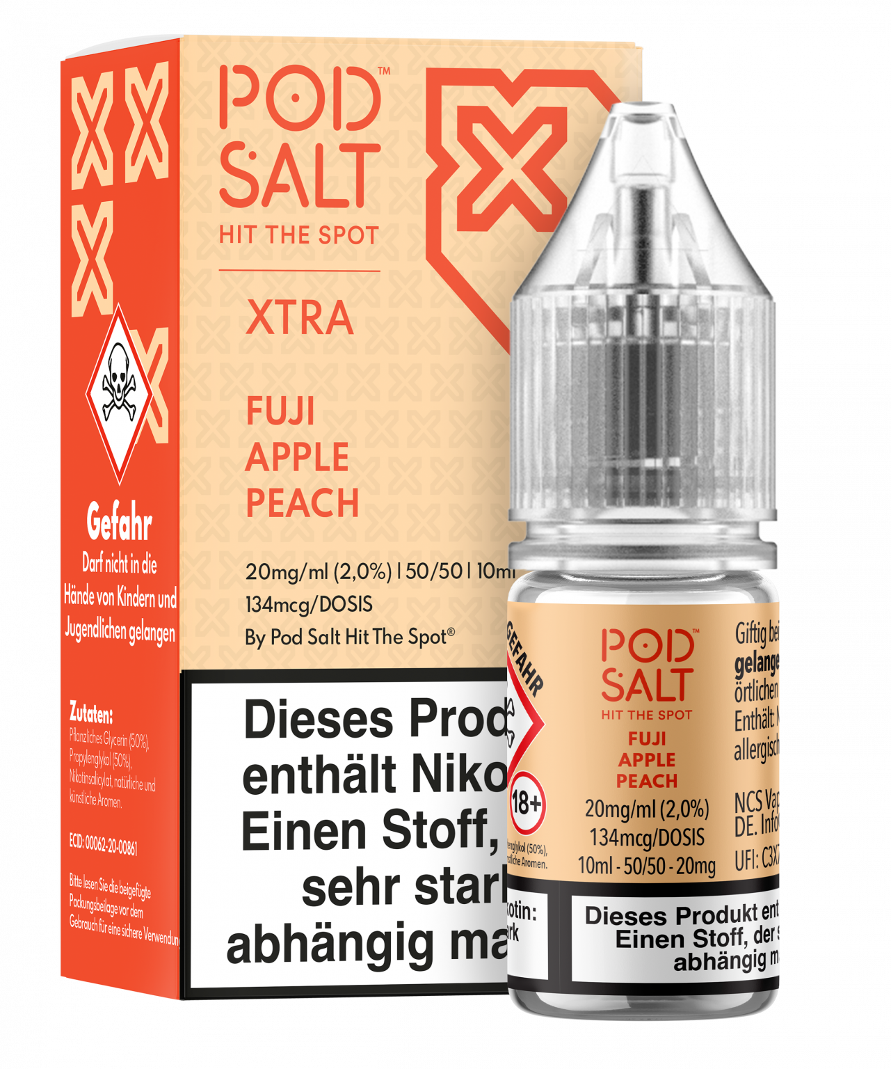 Pod Salt Xtra Fuji Apple Peach – PODSALT­ | Deutschland