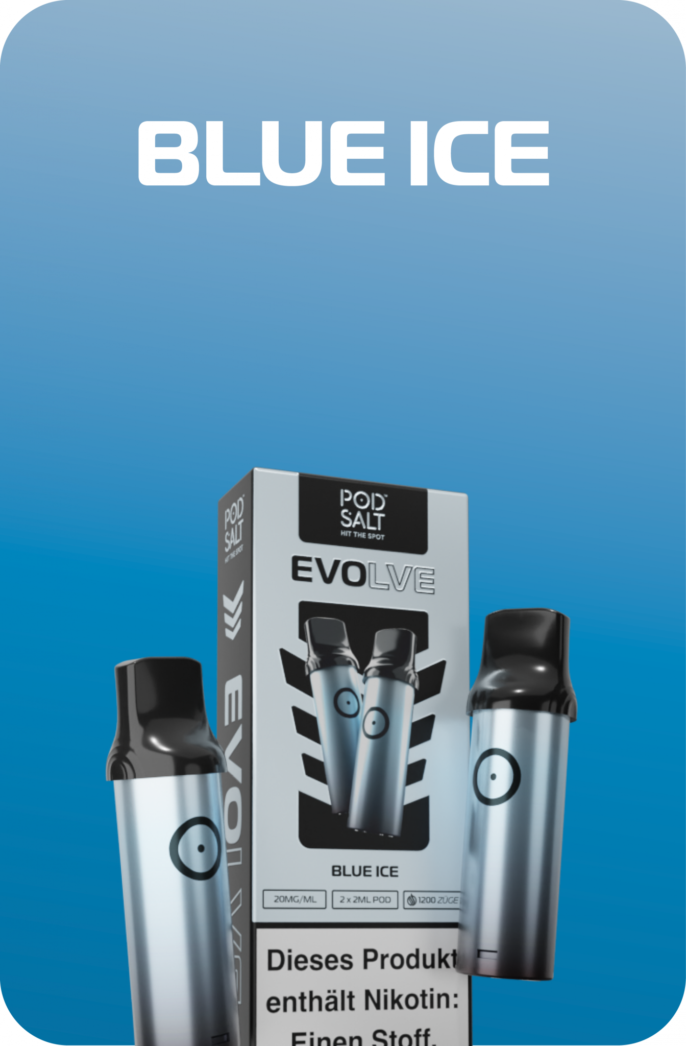 Pod Salt Evolve Pod – Blue Ice - PODSALT­ | Deutschland